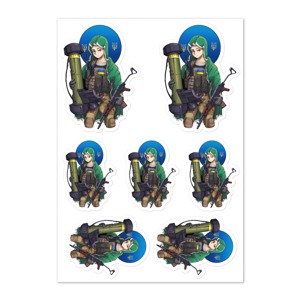 Saint Javelin Ukraine Sticker Pack #1 - Support Ukraine