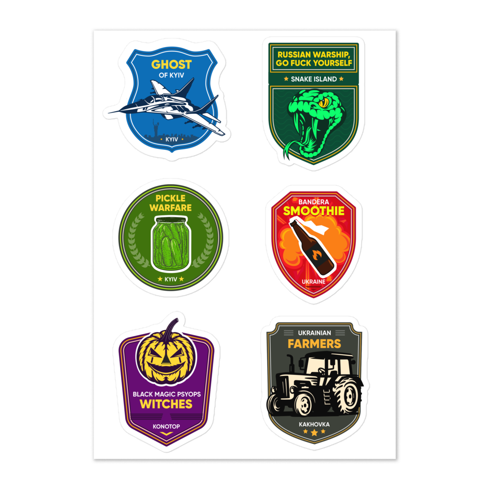 Ukraine Heroes Sticker Pack #1 - Support Ukraine